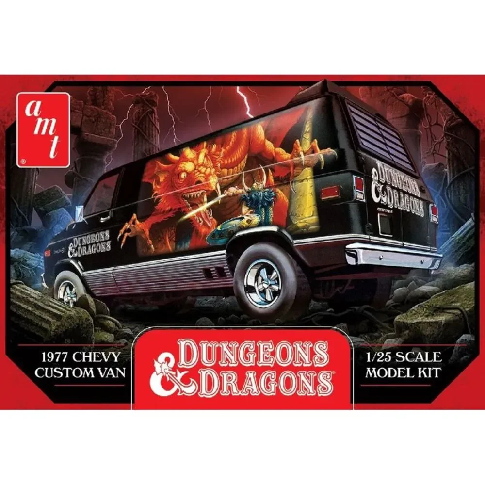 Round 2 | Other | Amt Dungeons Dragons 974 Chevy Van 125 Scale Model ...